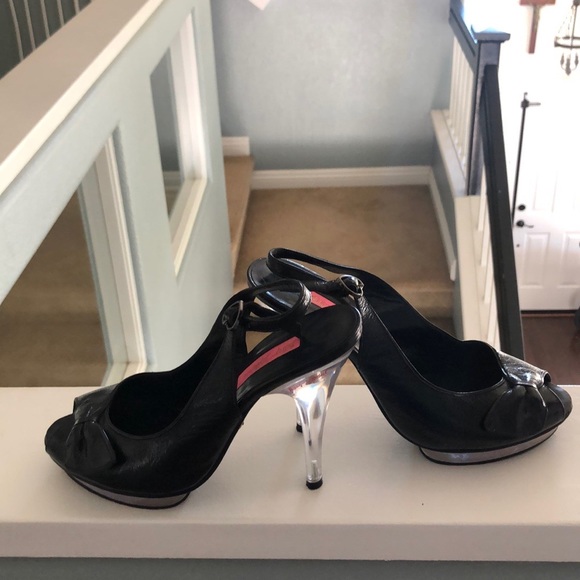 Betsey Johnson | Shoes | Betsey Johnson Lucite Platform Heels Very Rare ...
